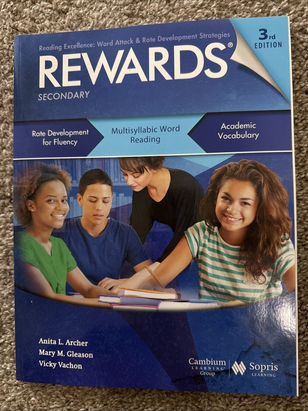 Rewards: Multisyllabic Word Reading, Student Book, Secondary Level, New ...