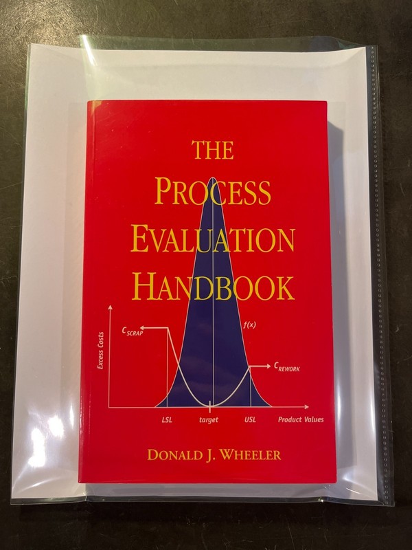 Process Evaluation Handbook by Donald J. Wheeler (2000, Trade Paperback ...